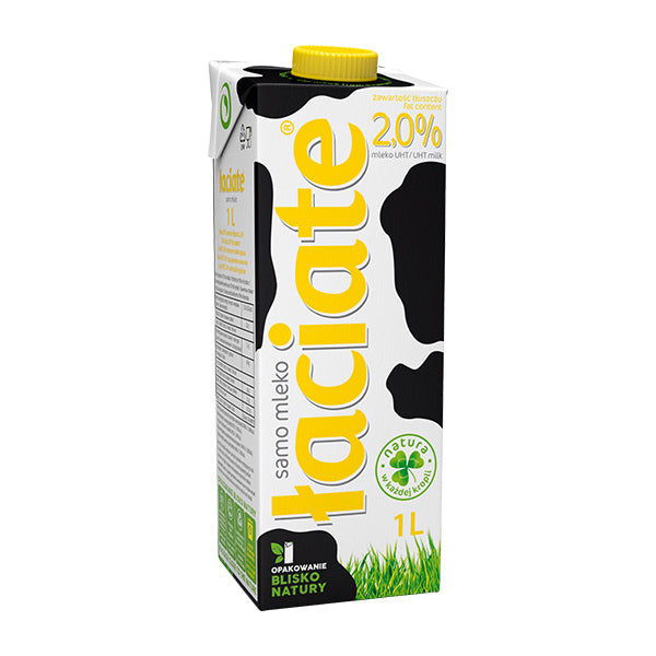 Buy Laciate Yellow 2.0% UHT Milk 1L - Long-Life Milk | UK Delivery ...